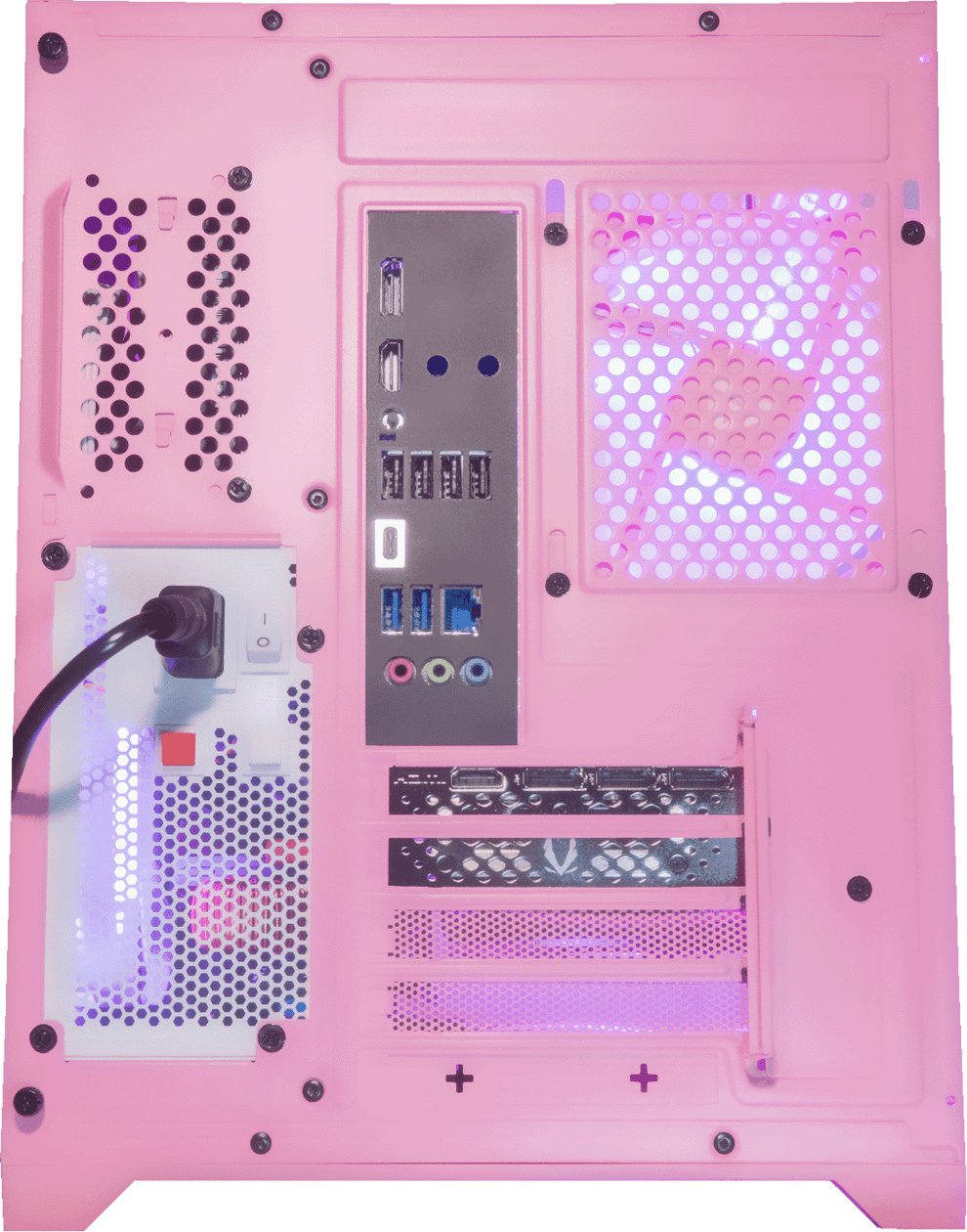 Prism Prebuilt Intel Gaming PC - Customize Your Specs - PINK – Green ...