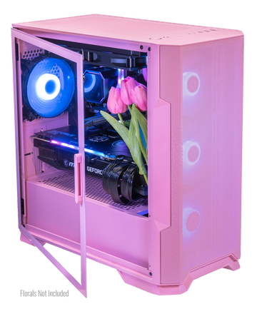 Pink Customizable Prebuilt Gaming PCs - Assembled in USA, 2YR Warranty ...